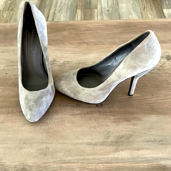 BCBGeneration | Shoes | Bcbg Gray Heels | Poshmark